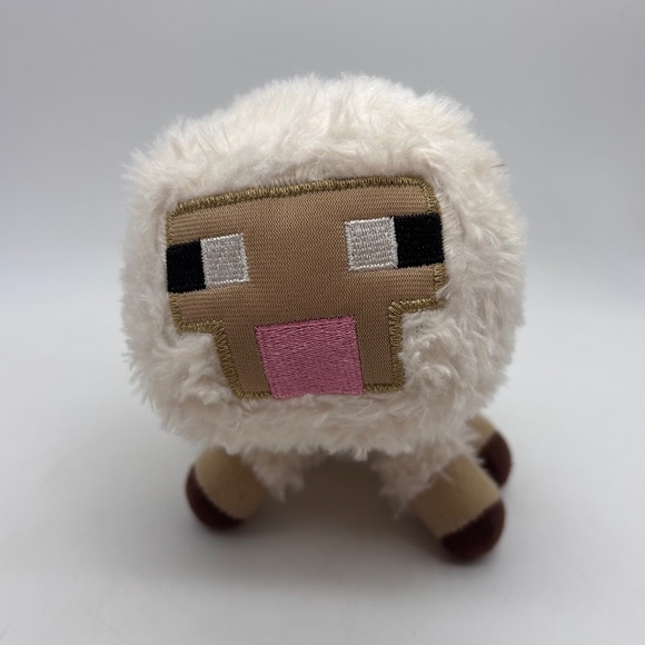 Minecraft | Toys | Mojang Minecraft Baby White Sheep Lamb 6 Plush ...